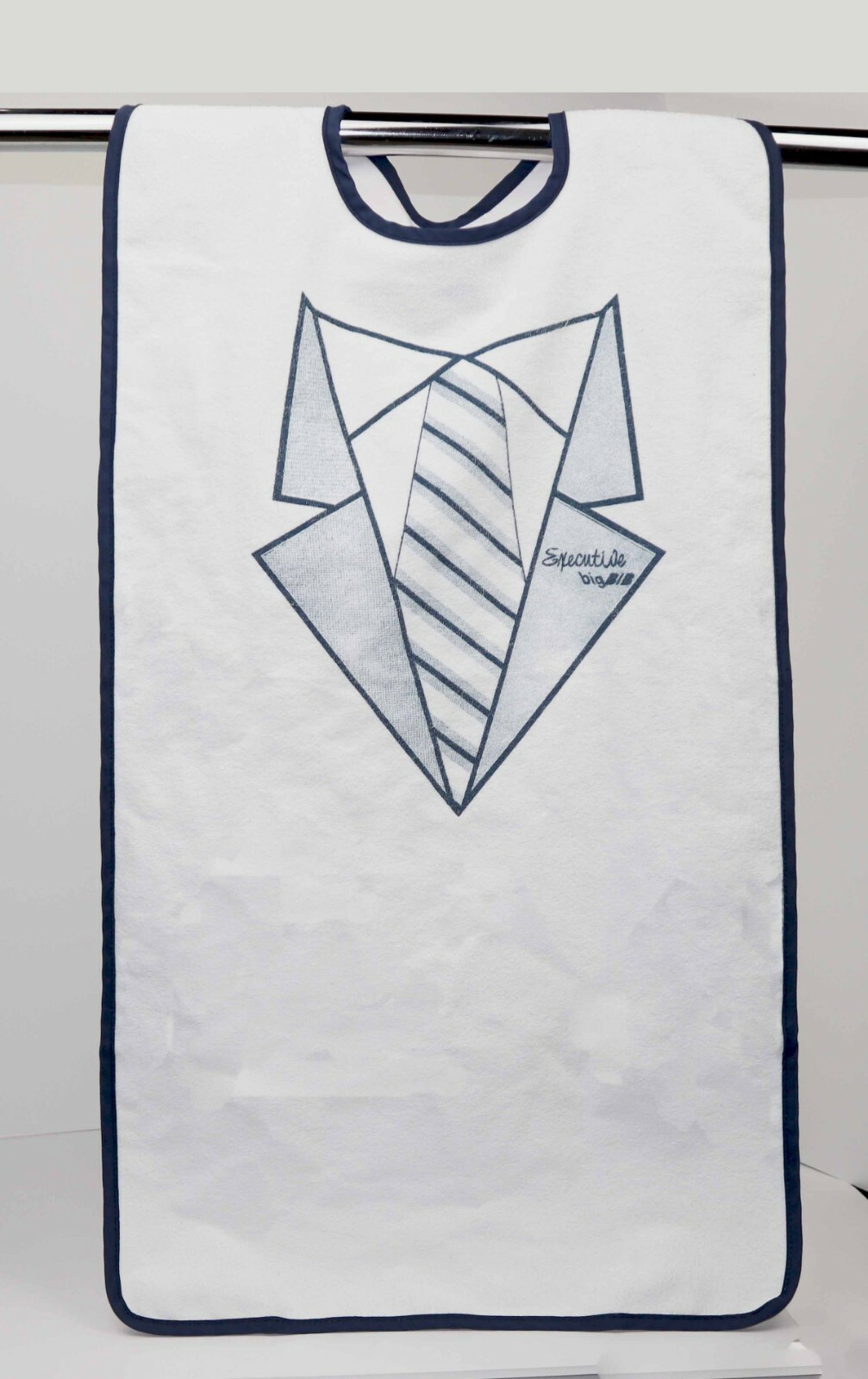 2 Pack of Extra Long Waterproof Adult Bibs 17.5" x 36" Suit/Tuxedo ...