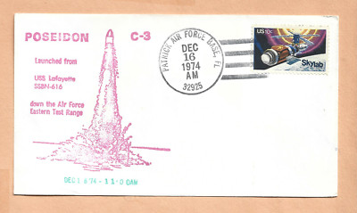 POSEIDON C-3 LAUNCH DEC 16,1974 PAFB WHITNEY SPACE COVER NASA | eBay