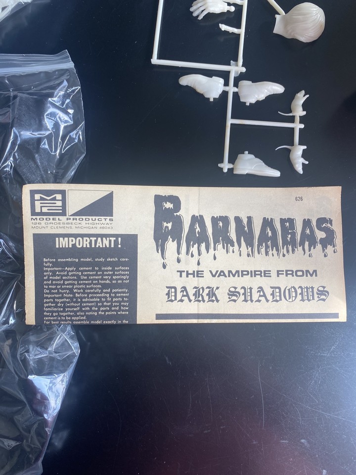 1969 Barnabas Vampire From Dark Shadows Original Mint In Box | eBay