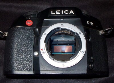 ⏯Leica R8 Black SLR 35mm Film Camera Body Top Condition Free Shipping ...