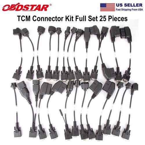 OBDSTAR 25 Pcs of TCM Cable For DQ380 VL381 DL382 For DC706/ X300 ...