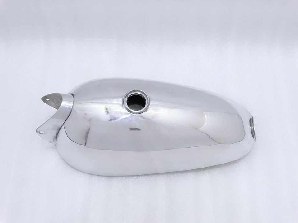 FIT FOR ROYAL ENFIELD BSA TRIALS 1.5 GALLON ALUMINIUM ALLOY FUEL PETROL ...
