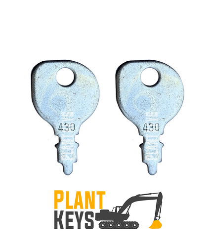 Toro Dingo 430 Set of 2 Keys John Deere Rover Cox Husqvarna MTD Mower ...