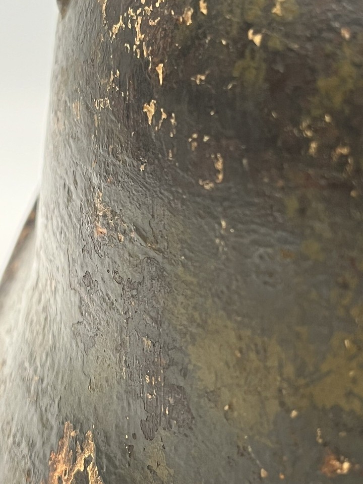 Original ww2 german helmet green yellow italian camo M35 size 64 “one ...