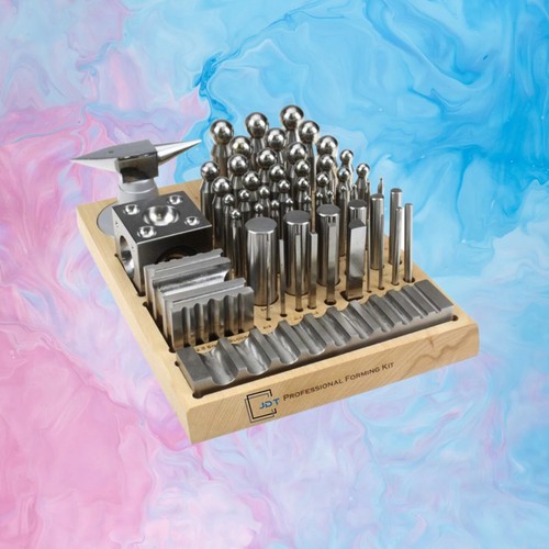 Professional Jewelry Metal Forming & Dapping Kit | 57 Piece Kit ...