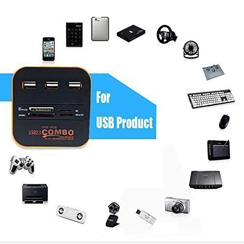 All in One Combo Card Reader for Pen Drive/Cameras/mobiles/PC/Laptop ...