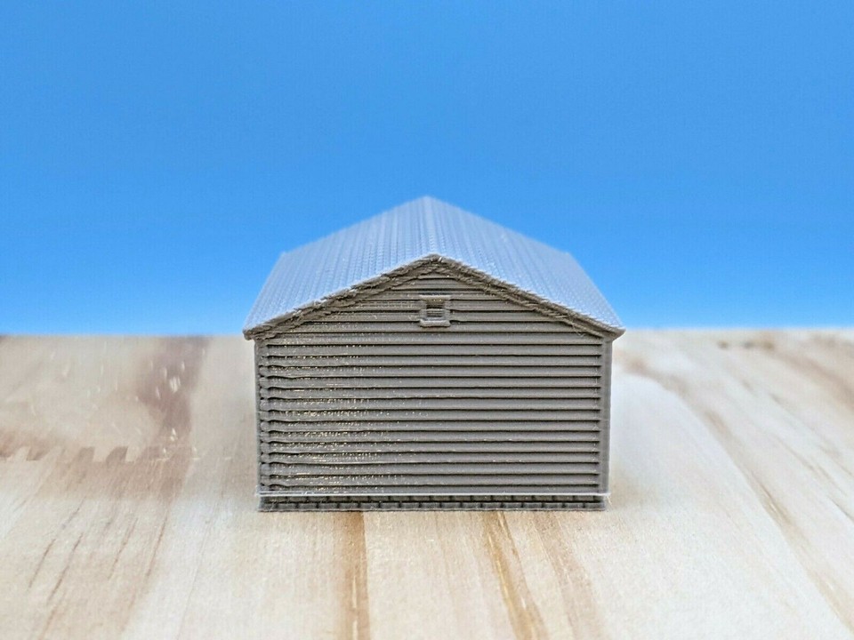 HO-Scale - Single Car Garage - 1:87 Scale Building | eBay