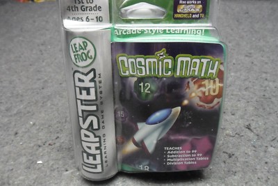 COSMIC MATH Arcade Style LEAP FROG cartridge for grades 1st to 4th AGES ...