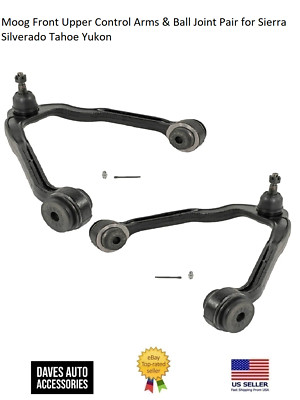 Suspension Control Arms Ball Joint Assembly Set Front Upper Side For ...