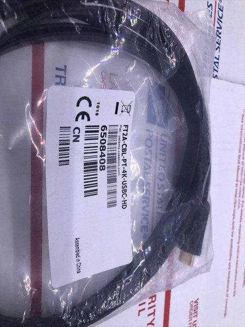 Crestron FT2A-CBL-PT-4K-USBC-HD Pass Through Cable for FT2 Series USB-C ...