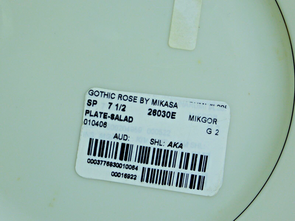 Mikasa Grand Ivory L2853 Gothic Rose 7 1/2" Salad Plate | eBay