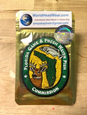 Florida Fish & Game Patch FWC High Quality Vintage Style Collectable ...