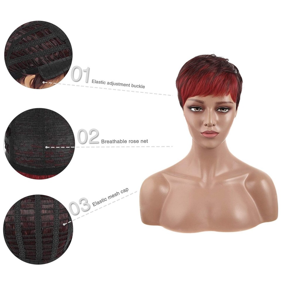 FCHW-wig Short Pixie Cut Hair Wig Short | eBay