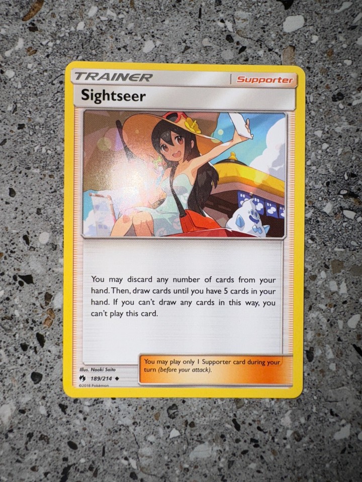 Pokemon TCG Cards Sightseer 189/214 Lost Thunder Uncommon NM | eBay