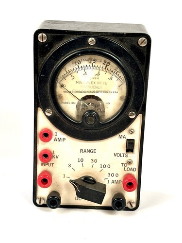 Vintage Weston Model 301 Analog DC Voltmeter Ammeter Multimeter – Made ...