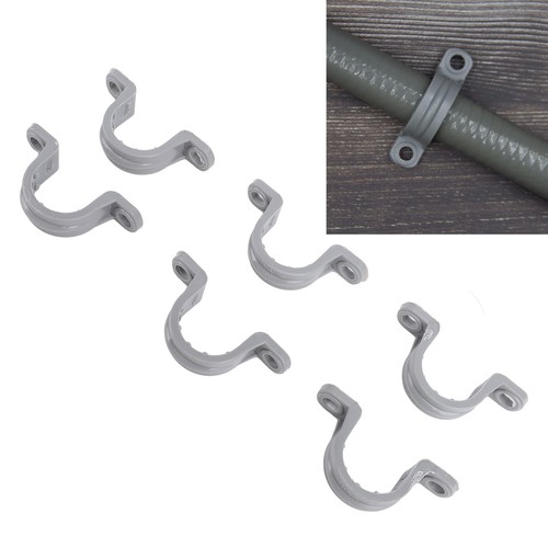 30x Electrical Conduit Strap Clamp 1/2in 2 Holes PVC Pipe Mounting ...
