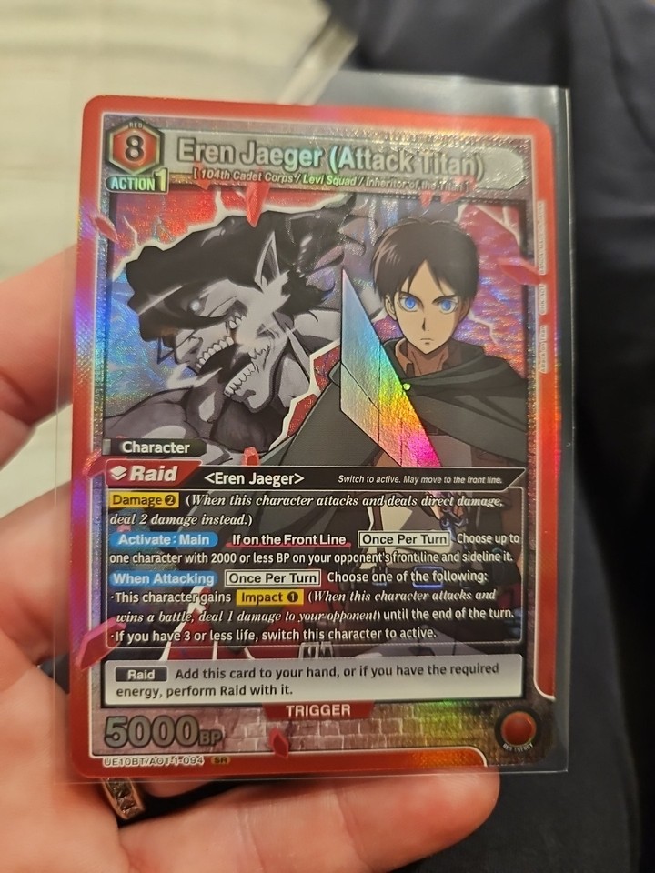 Attack On Titan Eren Jaeger (Attack Titan) UE10BT/AOT-1-094 SR PACK ...