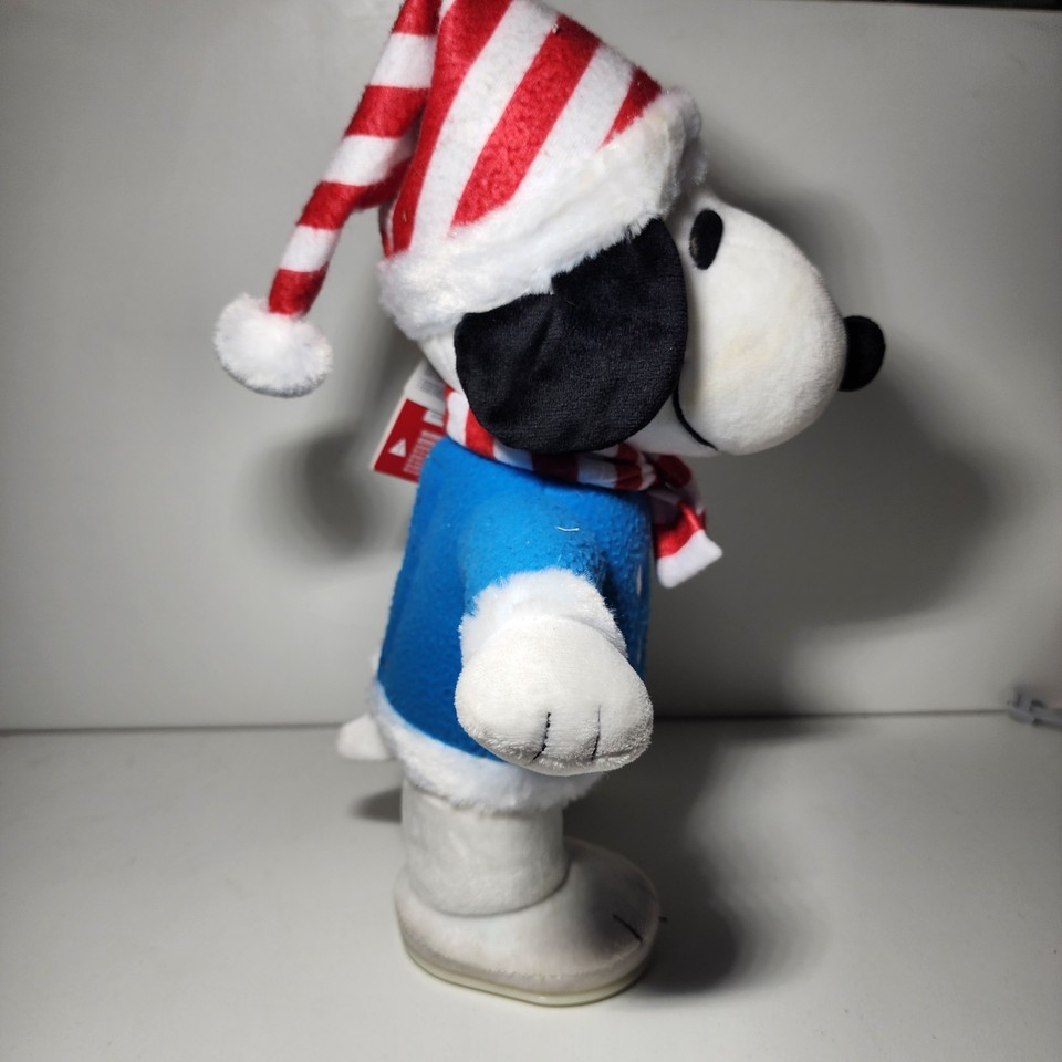 Peanuts Skating Snoopy Animated Plush Gemmy Spinning Dancing Musical ...