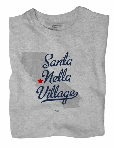 Santa Nella Village California CA T-Shirt MAP | eBay