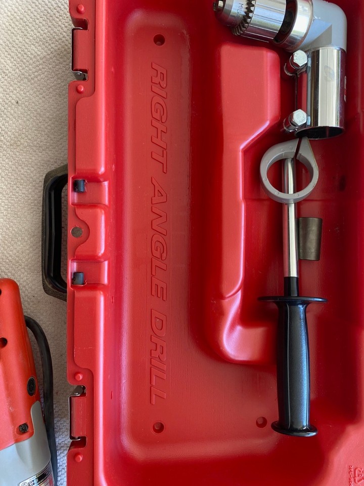 Milwaukee Heavy Duty Right Angle Corded Drill Kit, 120 V, 7 A | eBay