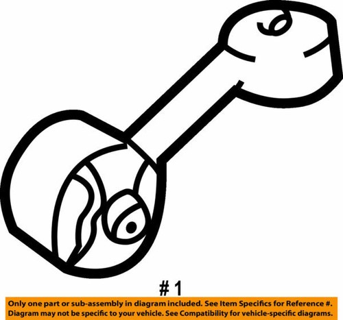 12363-20120 Toyota Rod, engine moving control 1236320120, New Genuine ...