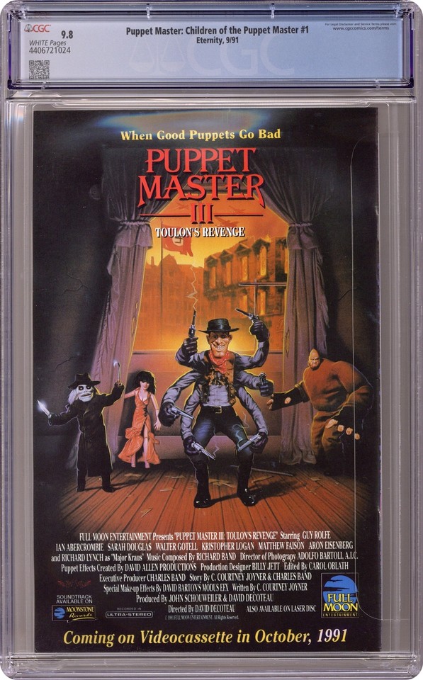 Puppet Master Children of the Puppet Master #1 CGC 9.8 1991 4406721024 ...