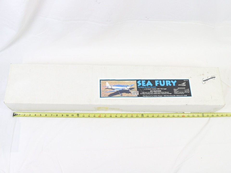 Hobby Hangar Hawker Sea Fury Ron Daniels 41" Wingspan Wood RC Laser Cut ...