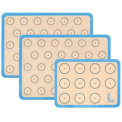 3 Pack Silicone Macaron Baking Mat Cookie Liner Pastry Baking Sheet | eBay