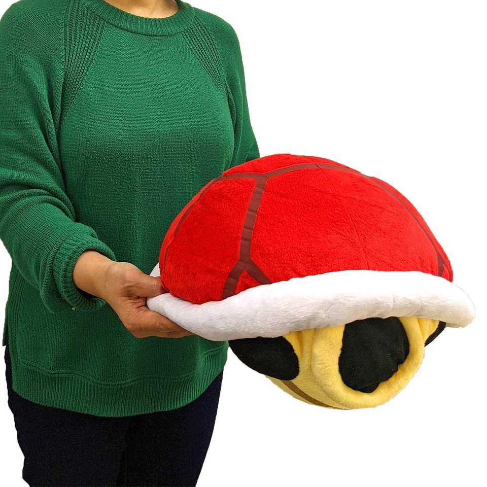 Super Mario Extra Large Turtle Shell Plush Toy 35cm (Red Shell) | eBay UK