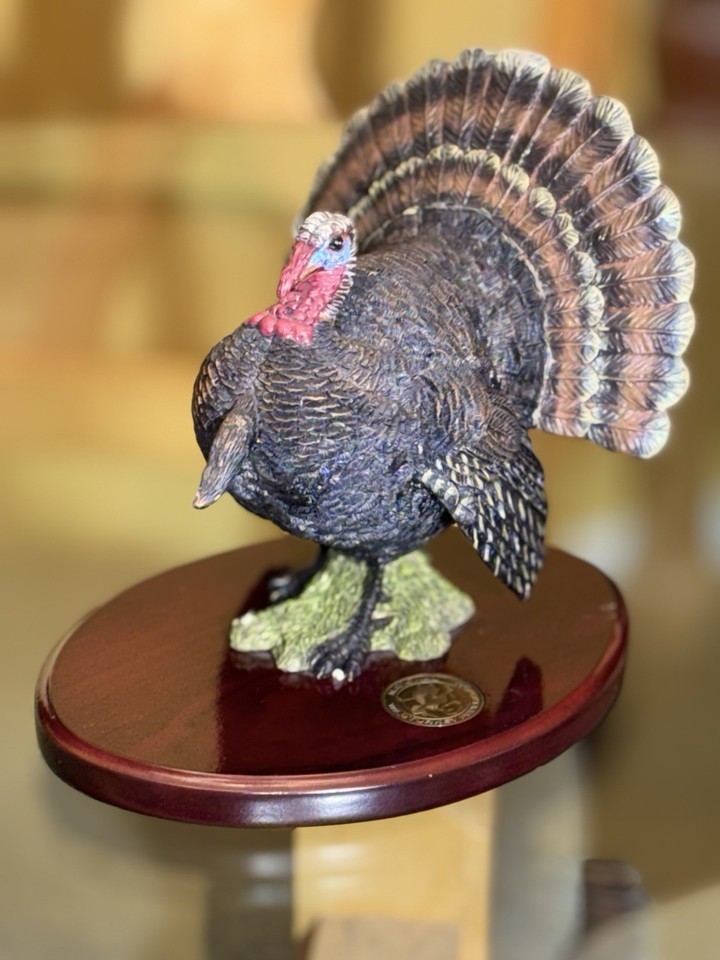 NWTF National Wild Turkey Federation Wild Turkey Statue Sculpture Ltd ...