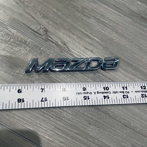 2014-2018 Mazda 3 Emblem Logo Symbol Letters Badge Trunk Rear Chrome ...