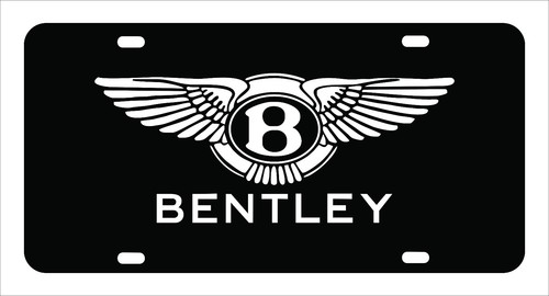 "BENTLEY" Bentley License Plate, Custom Made of Stainless Steel Metal ...
