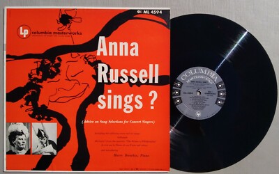 Anna Russell 33rpm 12-inch LP Columbia Records #ML-4594 Anna Russell ...