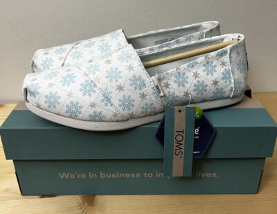 TOMS snowflakes ortholite comfort insoles Size 7 New with Tags ...