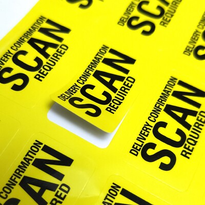 Scan Stickers Delivery Confirmation Label Shipping Packaging RM 1st 2nd ...