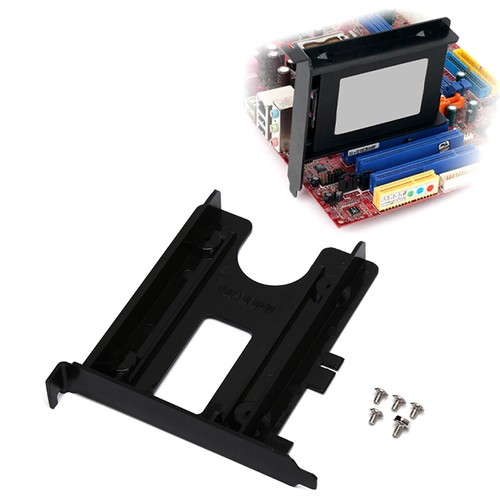 PCI Slot 2.5inch HDD SSD Rear Panel Mount Bracket Hard Drive Adapter ...