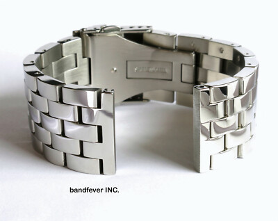 New HEAVY Solid Stainless Steel Watch Band Bracelet Fits ALL w/1.78mm ...