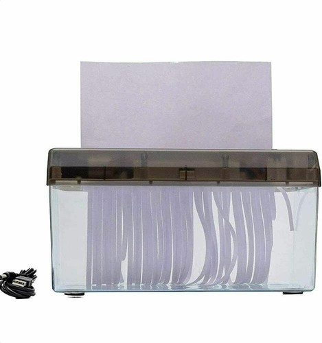 DISTRUGGI DOCUMENTI ELETTRICO PER UFFICIO TRITA DOCUMENTI CARTE LETTERE ...