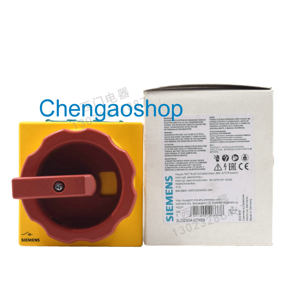 1PC NEW Siemens 3LD2504-0TK53 isolation master switch knob switch #L773 ...
