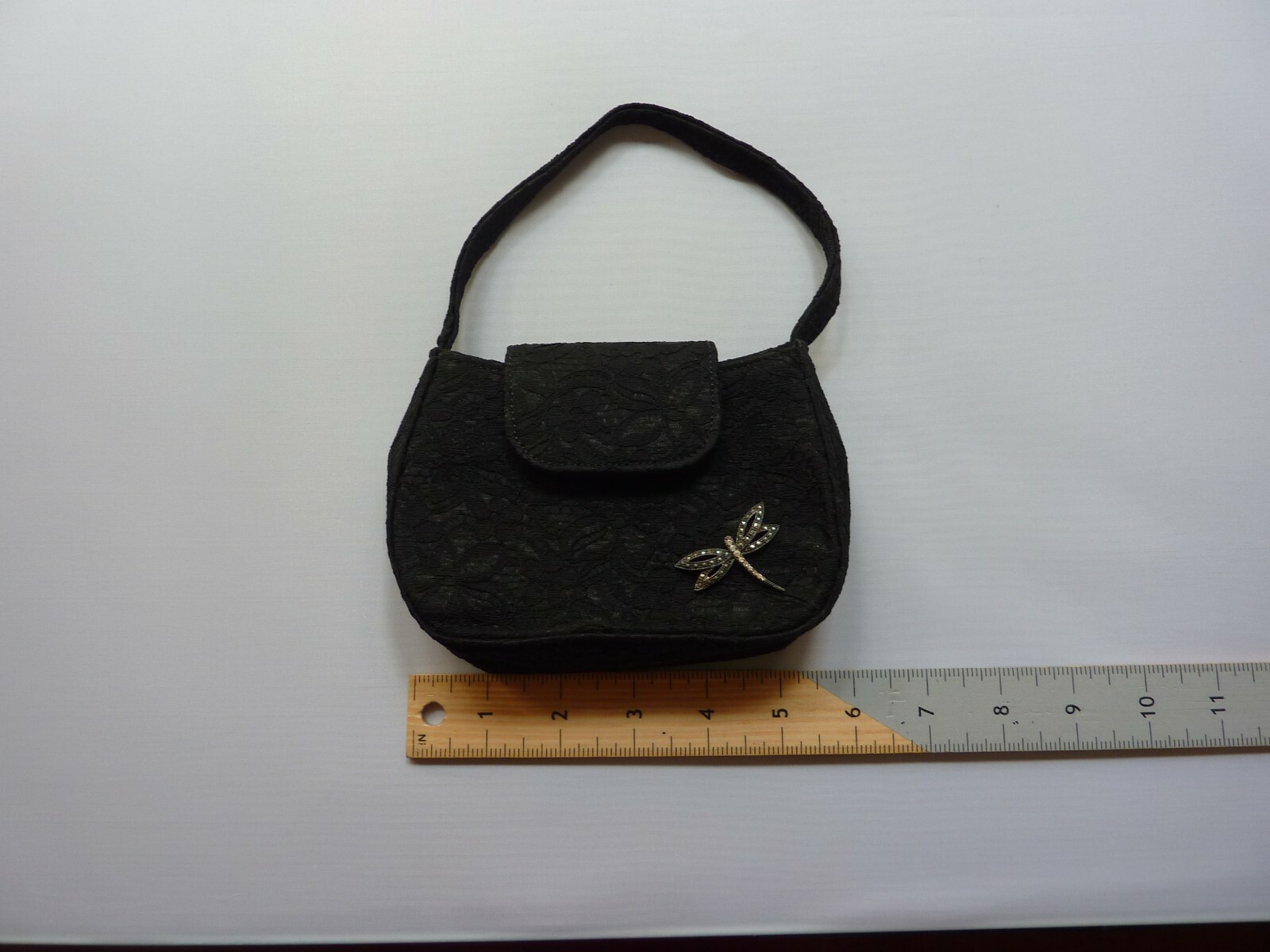 Vintage Small Judith Jack Purse Firefly Black - Gem