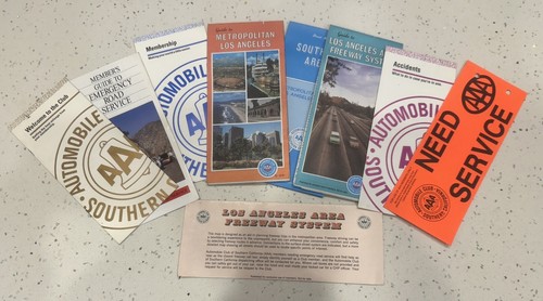 Vintage 90s AAA Automobile Club Of Southern California Membership Kit ...