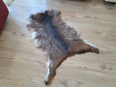 Turkish GoatSkin, Animal Leather, Doormat Decor, Small Goat Hide, 1.4 x ...