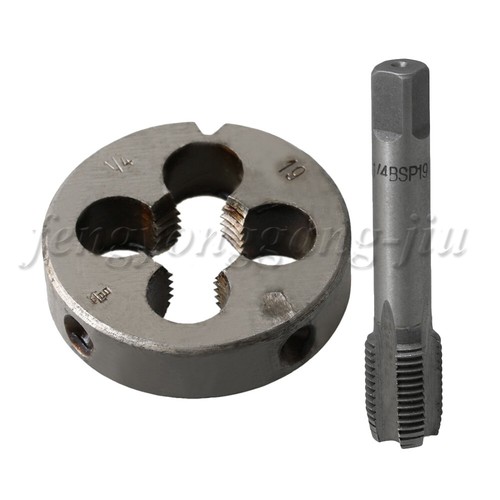 BSP1/4 Hand Tap & Thread Die for Machining or Correcting External ...