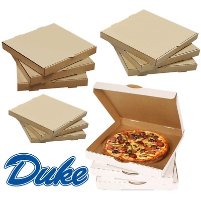 Plain Pizza Boxes, Takeaway Pizza Box, Strong Quality Postal Boxes 7 ...