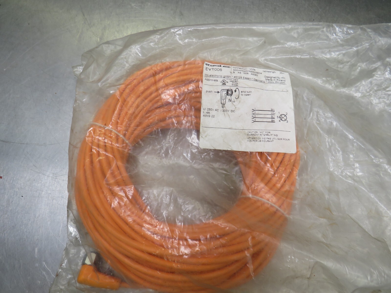 IFM EVT006 Cable 25M | eBay