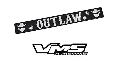 1 VMS ALUMINUM OUTLAW BIKER MOTORCYCLE CLUB BAR RANK EMBLEM BADGE B | eBay
