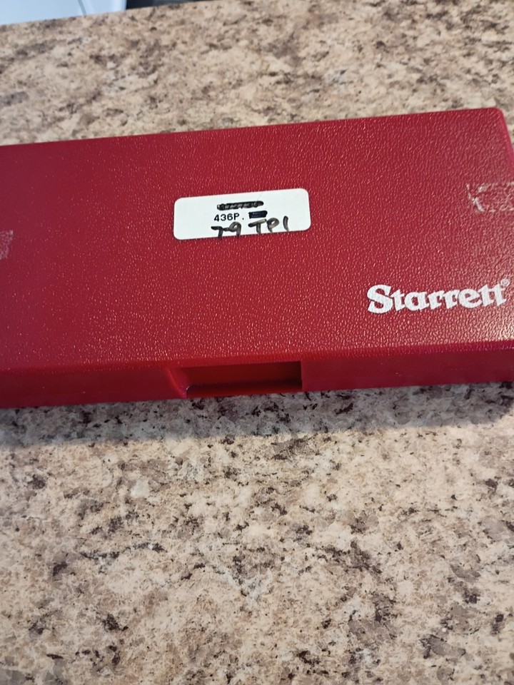 NEW L.S. STARRETT No.575 SCREW THREAD PITCH 7-9 TPI MICROMETER 2"-3" | eBay