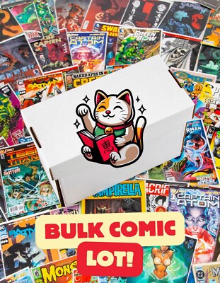 130 BULK COMIC BOOK LOT Marvel,DC,Indie - Includes GEMINI Thick-Grip ...