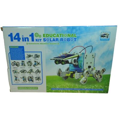 Robot Solar Kit Green Energy #2115 DIY ROBOT Educational 14 in 1 Toy | eBay