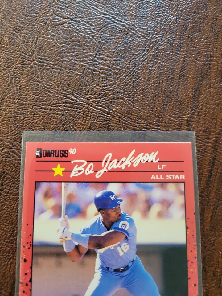Bo Jackson Donruss 90 Leaf #650 Error Card 1989 All Star Card No TM on ...